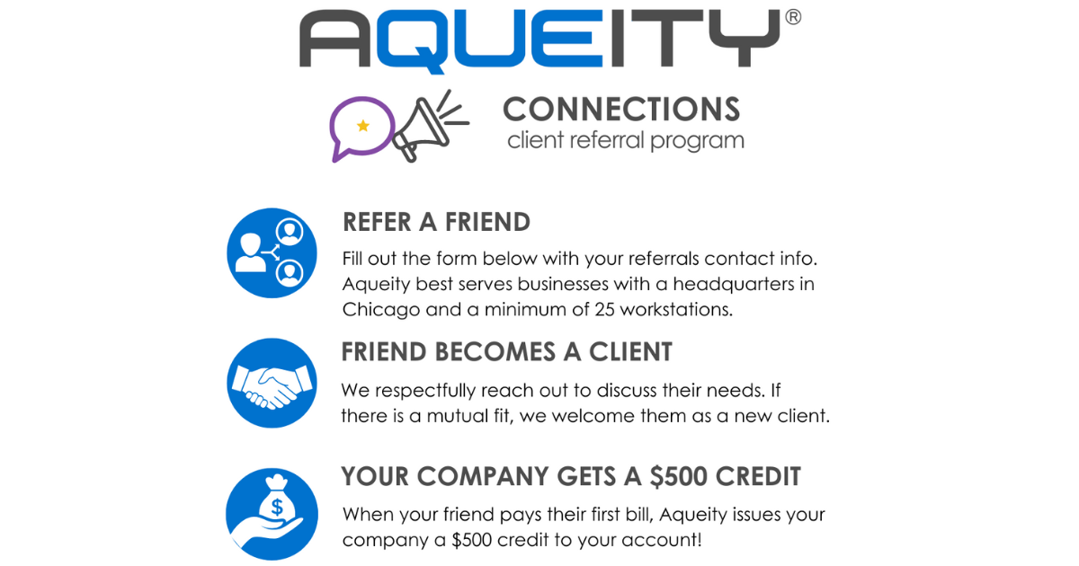 Aqueity Connections Referral Program